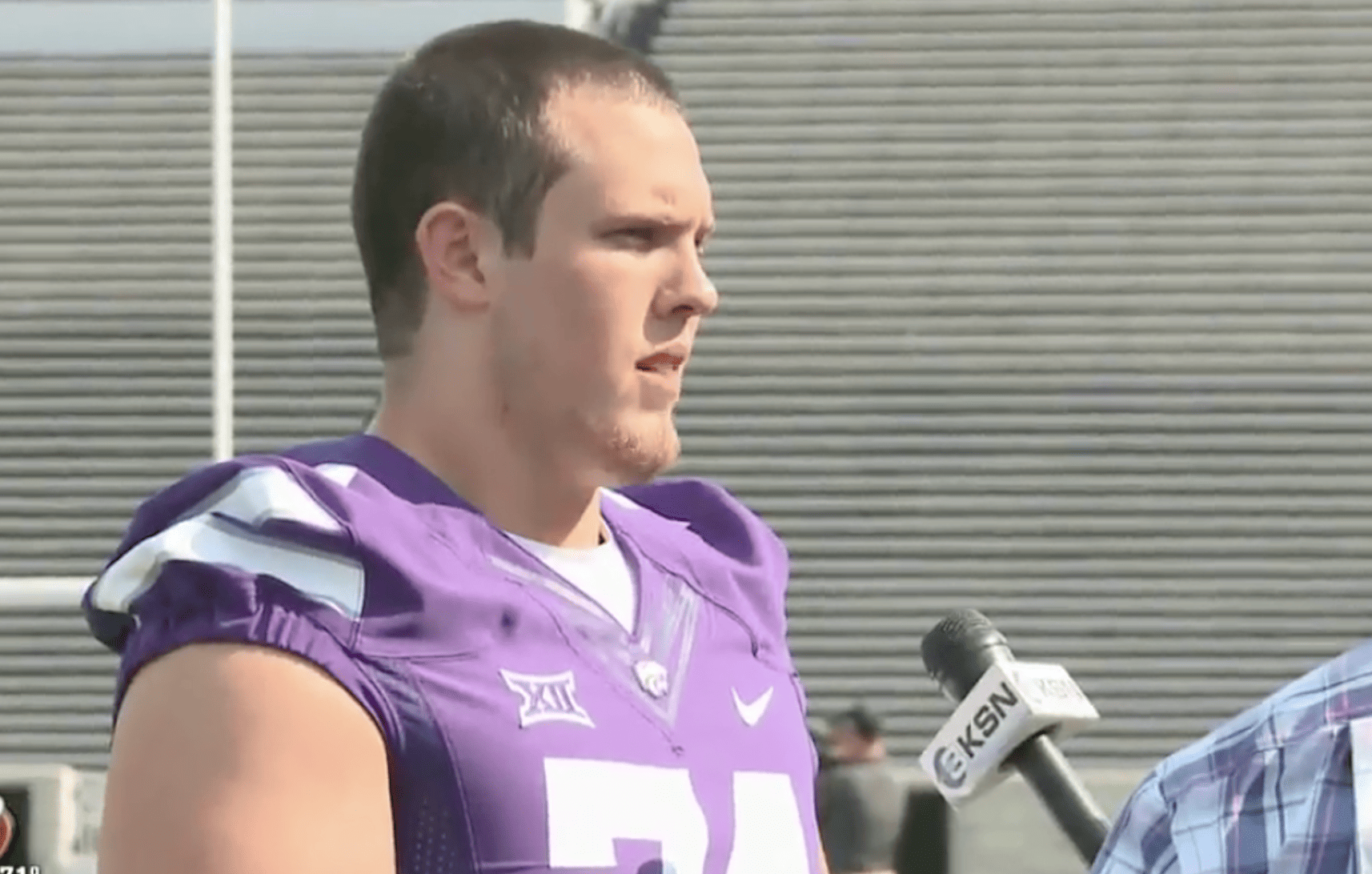 Kansas State OT Scott Frantz has positivity since coming out gay ...