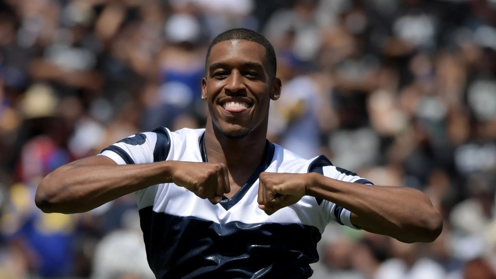 Gay Rams cheerleader Quinton Peron is proud to be a trailblazer - Outsports