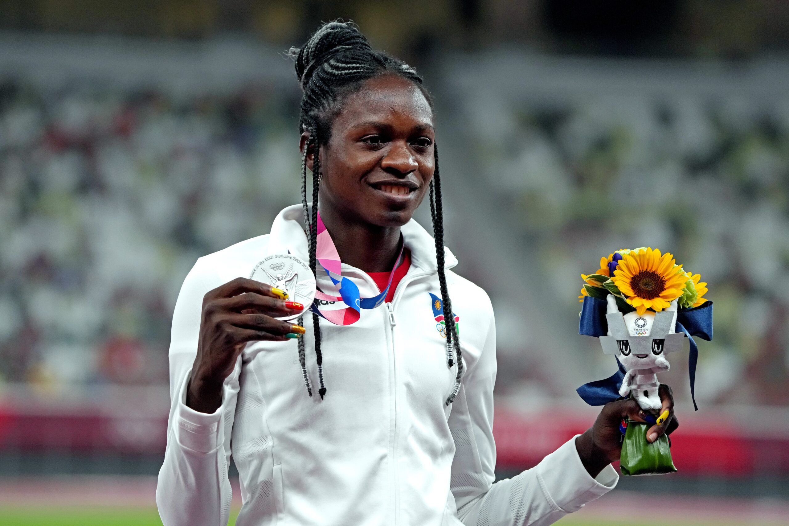 Namibian sprinter Christine Mboma turned 400-meter ban into 200-meter ...