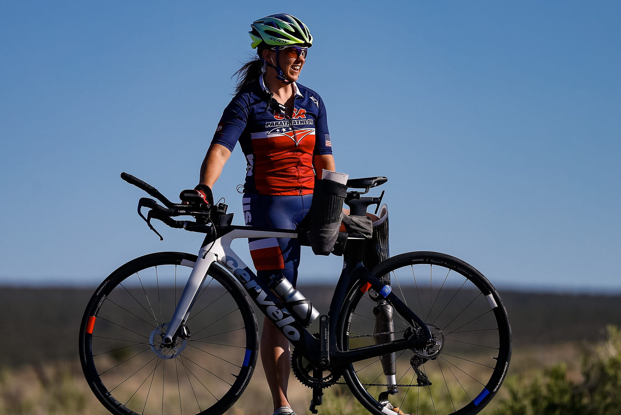 USA’s Hailey Danz races to silver in wild Paralympic women’s triathlon ...