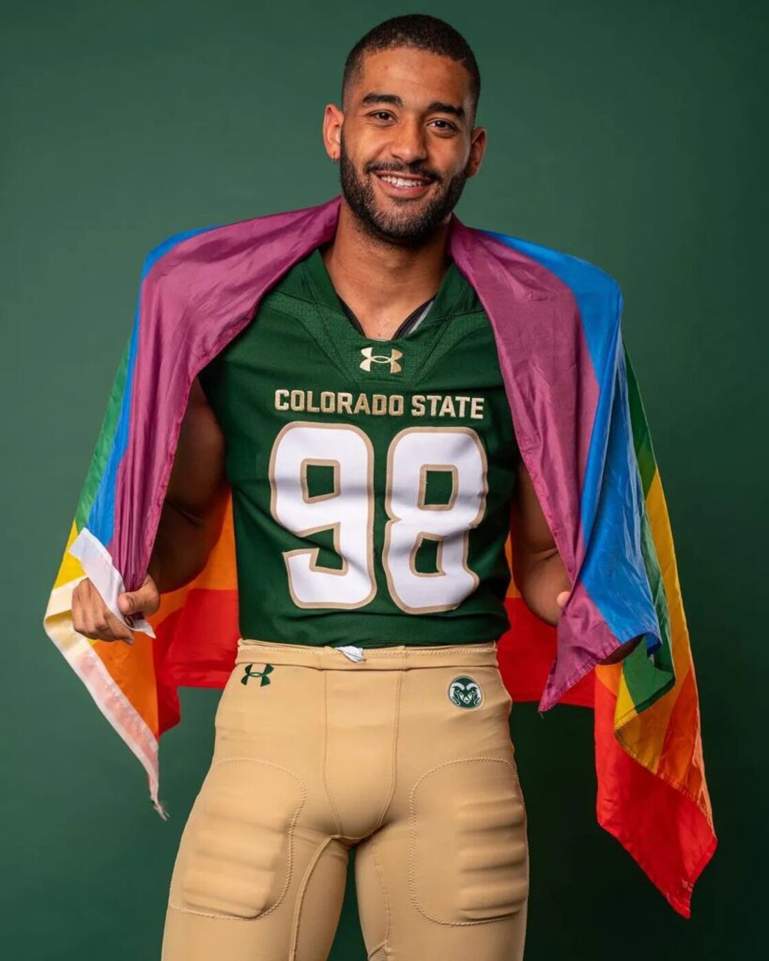 Kennedy McDowell is an out gay player on the Colorado State Rams ...