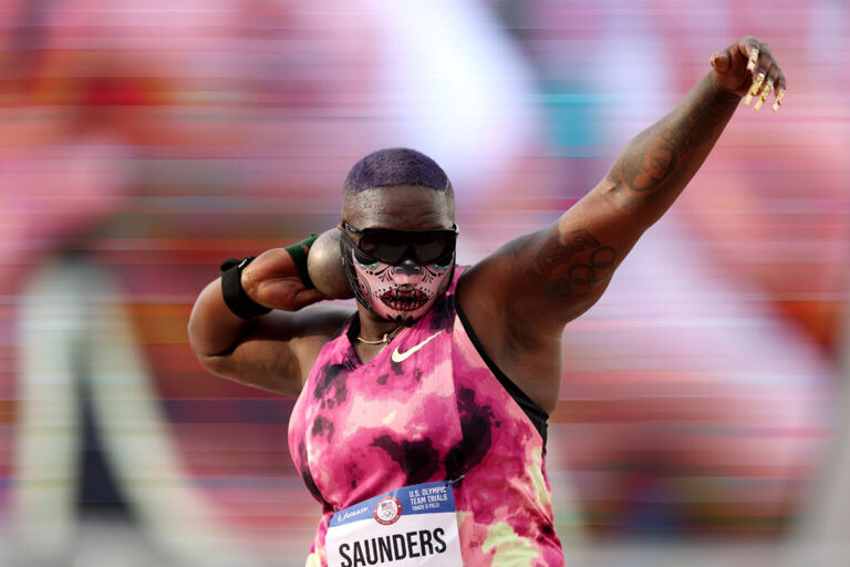 Raven Saunders qualifies for Paris 2024, their third Olympic Games