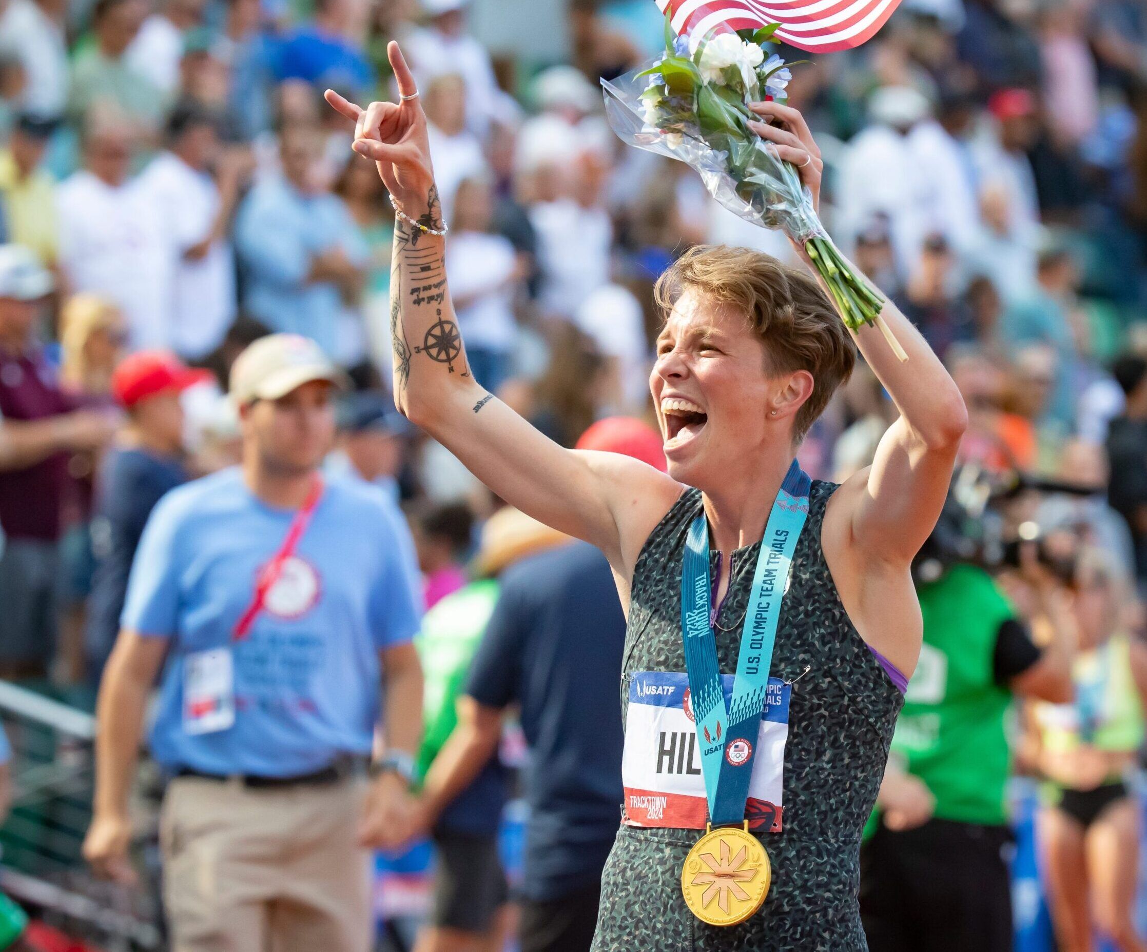 Trans nonbinary runner Nikki Hiltz races for Olympic gold - Outsports