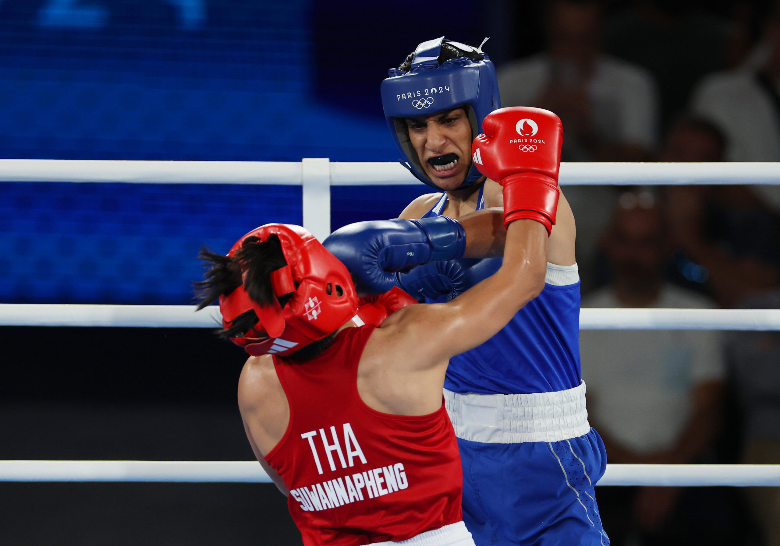 A joyous Imane Khelif reachs Olympic gold medal bout - Outsports