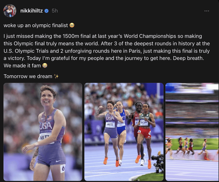 Trans nonbinary runner Nikki Hiltz races for Olympic gold - Outsports
