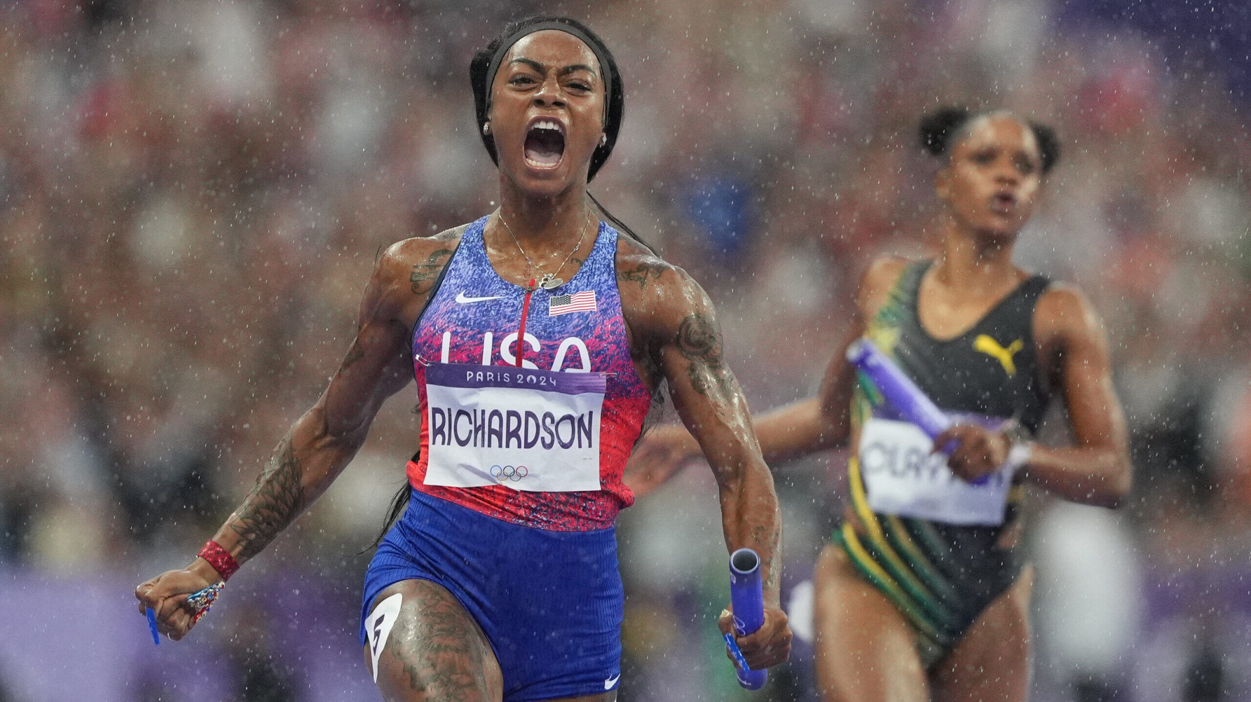 Sha'Carri Richardson wins first Olympic gold with brilliant relay ...