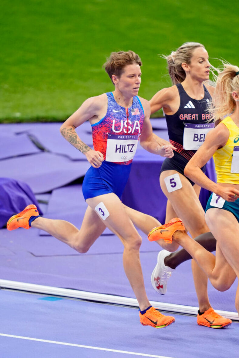 Late surge sinks Nikki Hiltz, trans nonbinary track star, in Olympic ...