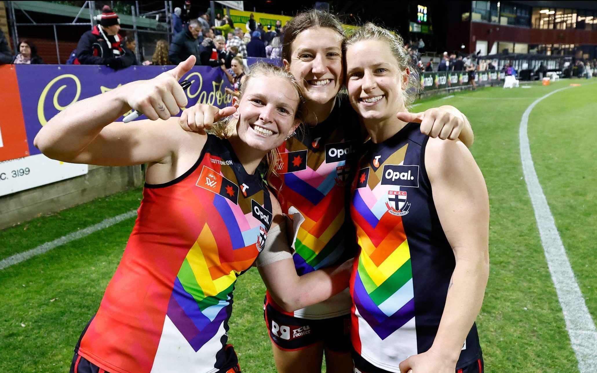 AFLW Pride Round's LGBT joy as men's game looks out of touch - Outsports