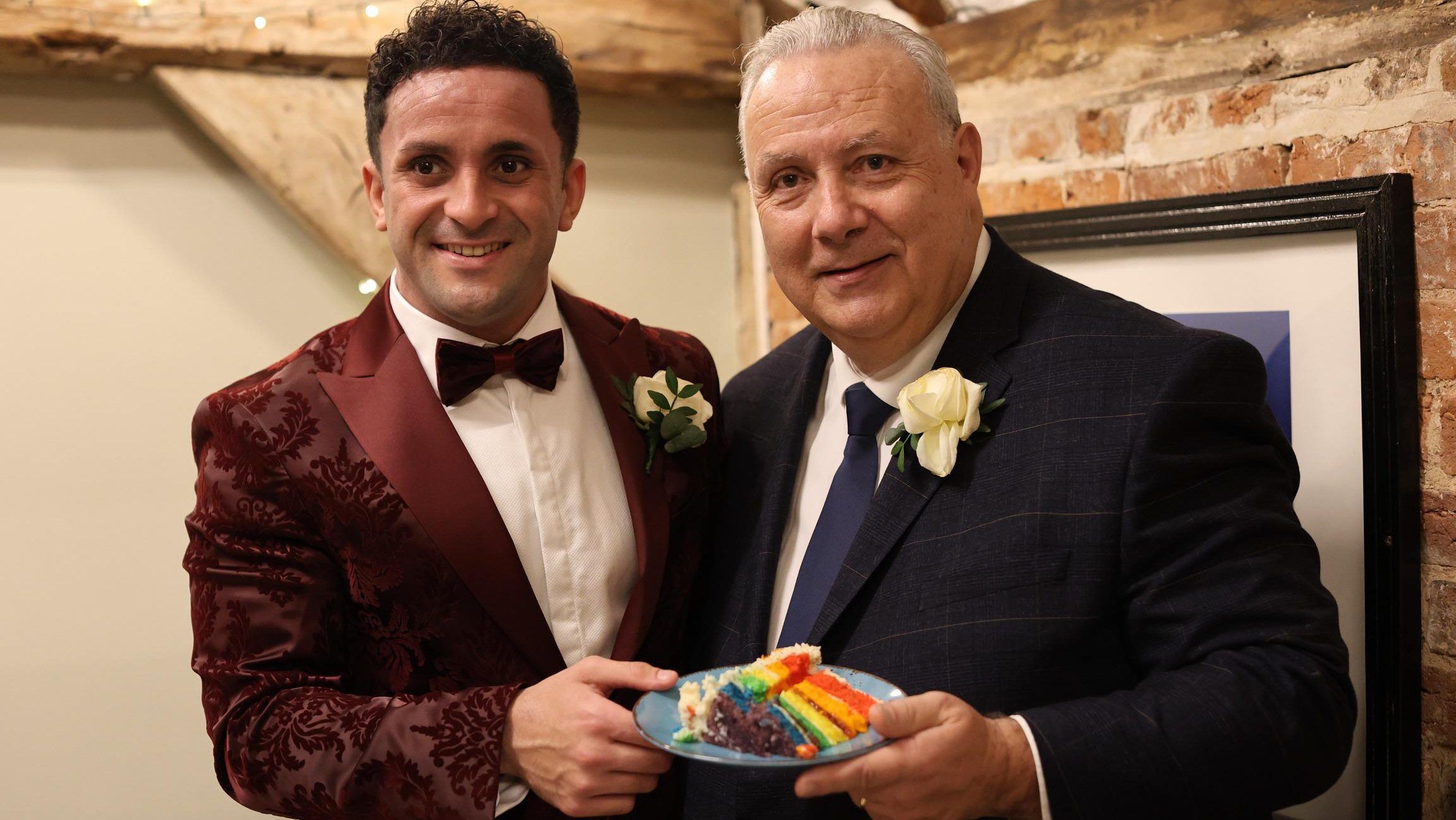 Gay former rugby pro Sam Stanley loved 'emotional' wedding day - Outsports