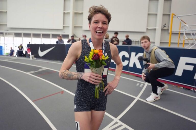 Trans nonbinary runner Nikki Hiltz gets indoor sweep - Outsports