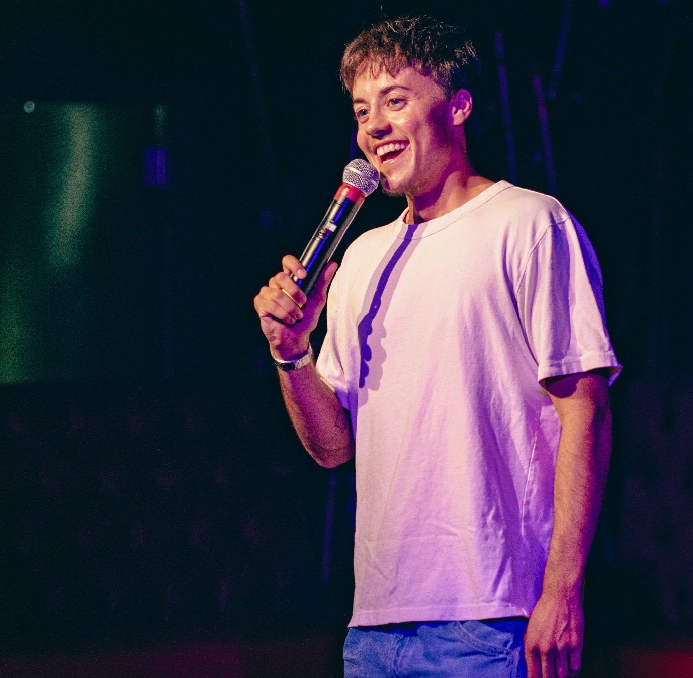 Trans comic connects with audiences about life as trans athlete - Outsports