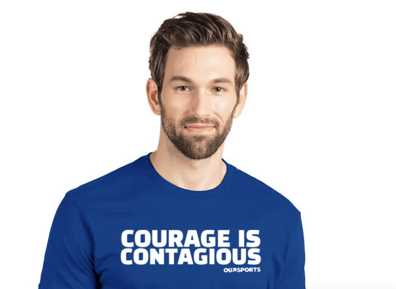 Embody 'Courage Is Contagious' with new shirts meant to inspire - Outsports