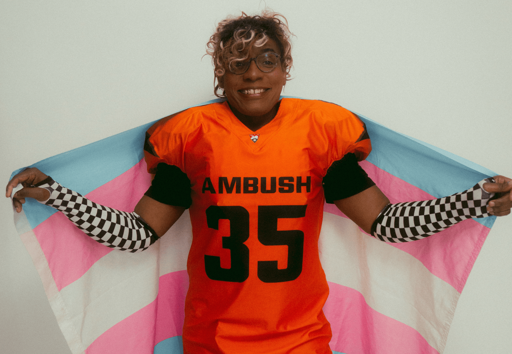 This trans athlete is playing women's semipro football this weekend ...