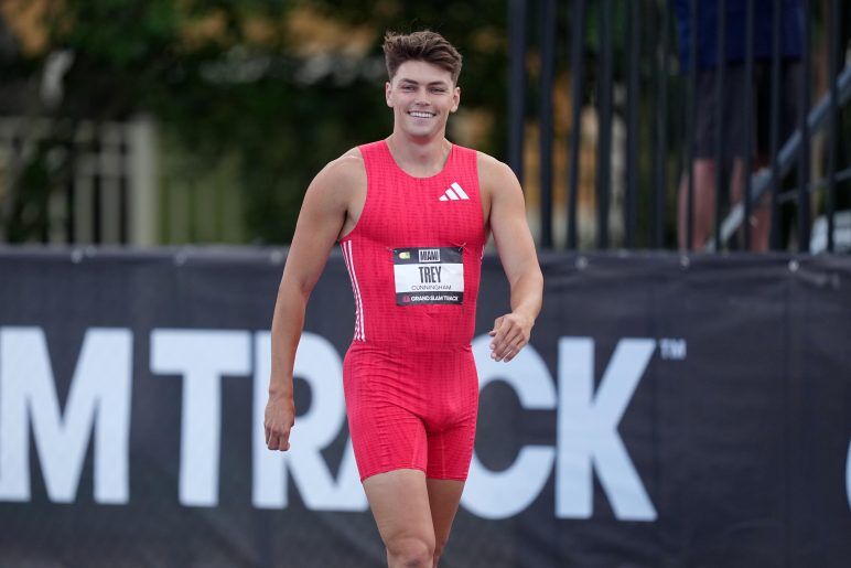 Gay athlete Trey Cunningham is 'track's new lover boy' after wins ...
