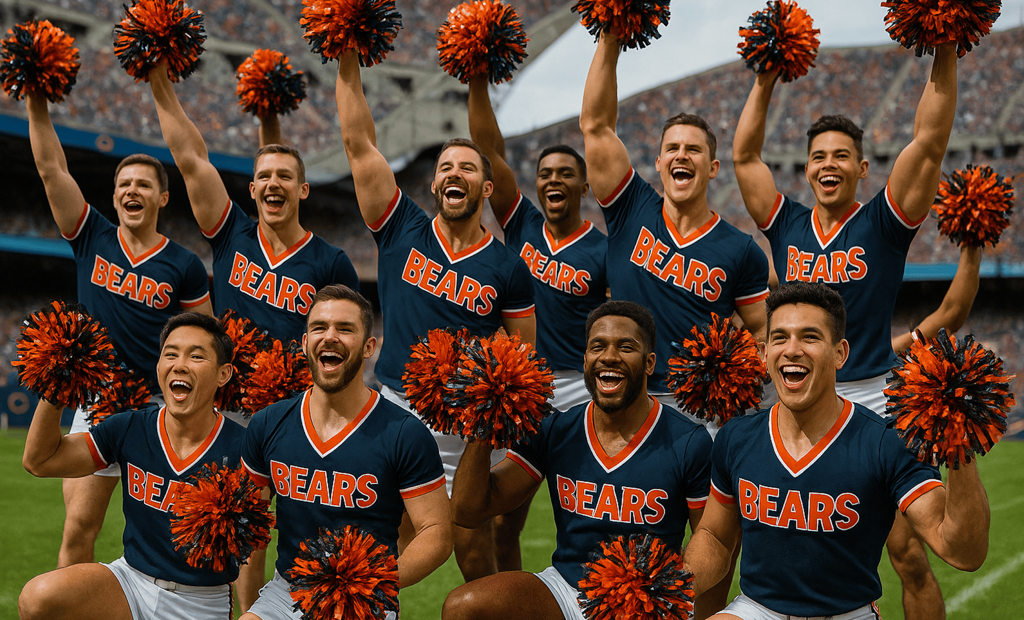 Only 5 NFL Playoff teams have male cheerleaders, but one team has 19 of ...