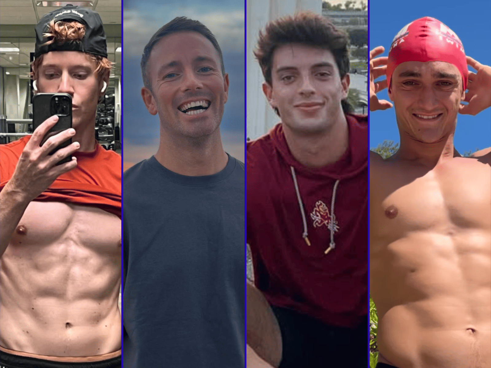 Olympian got a beard, hot jock is a Devil, gay coach goes French ...